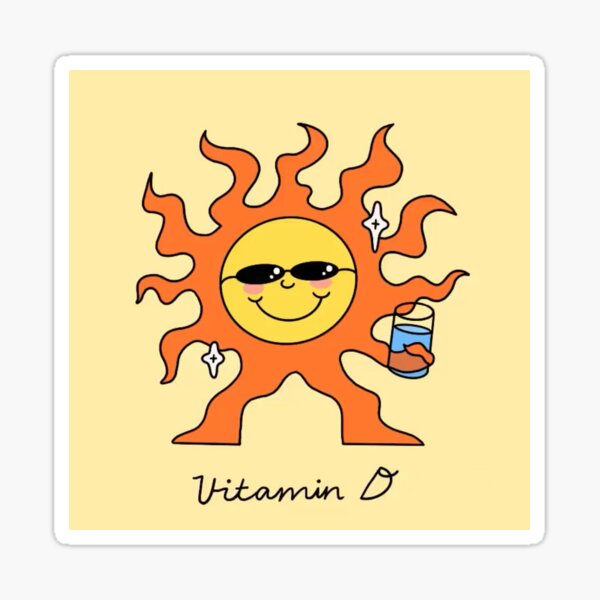 "Sun Vitamin D" Sticker for Sale by nachoricchinidg | Redbubble