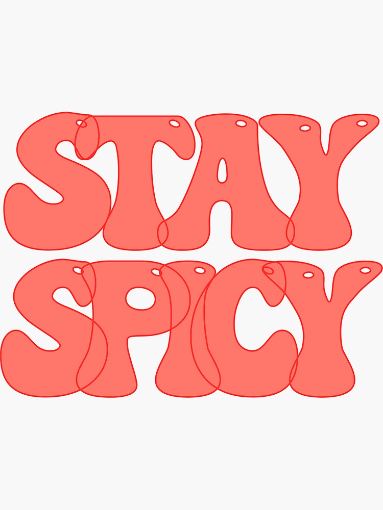 "Stay Spicy | 70s Sticker Set | Seventies Retro Aesthetic " Sticker for ...