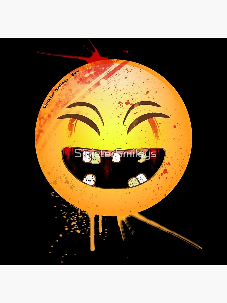 "Bad Teeth Smiley Monster Face" Art Print by SinisterSmileys | Redbubble