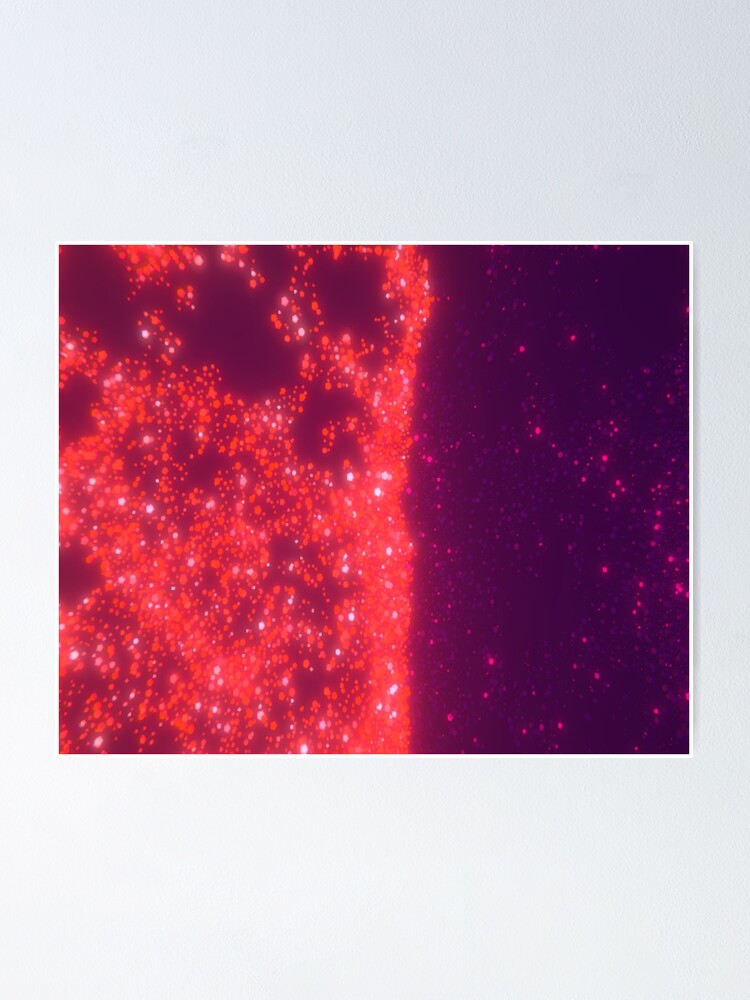"Plasma red" Poster by Platform9 | Redbubble