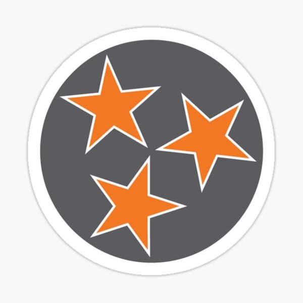 "Gray Tri Star" Sticker for Sale by Strings Stan | Redbubble