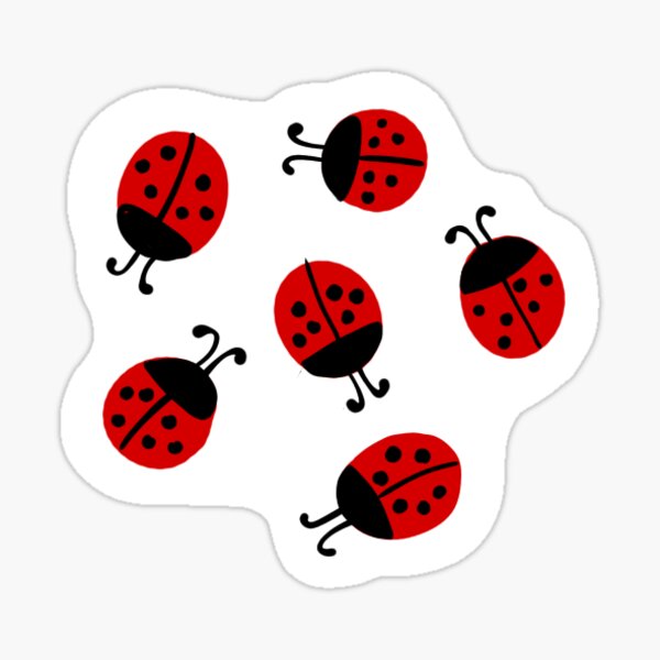 "Lady Bugs" Sticker for Sale by SKasper157 | Redbubble