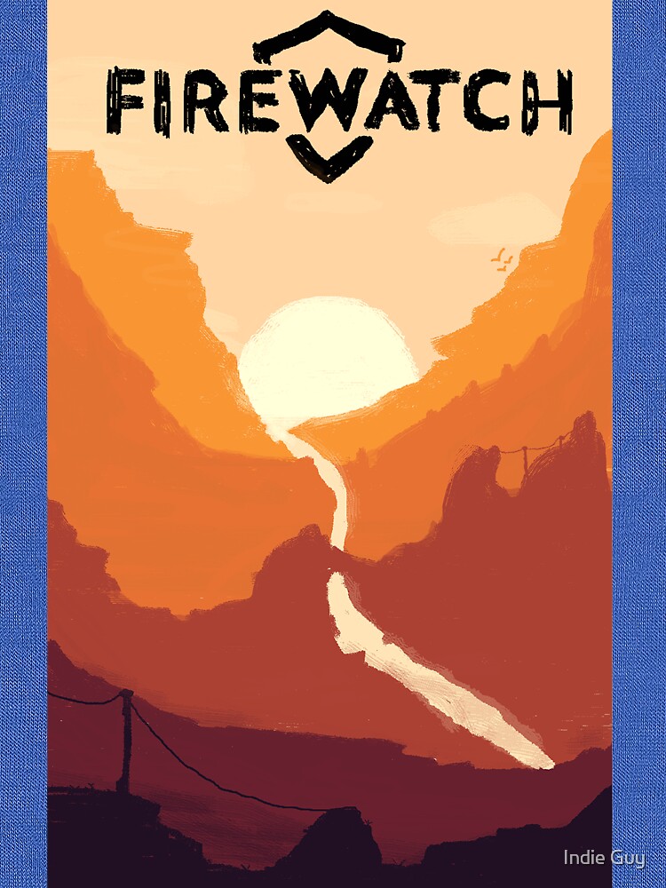 "Firewatch horizion with logo" Lightweight Hoodie for Sale by IndieKai ...