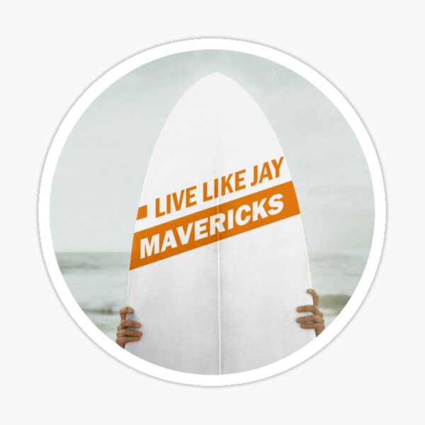 "Live like jay mavericks summer surfer design" Sticker for Sale by fmdm ...
