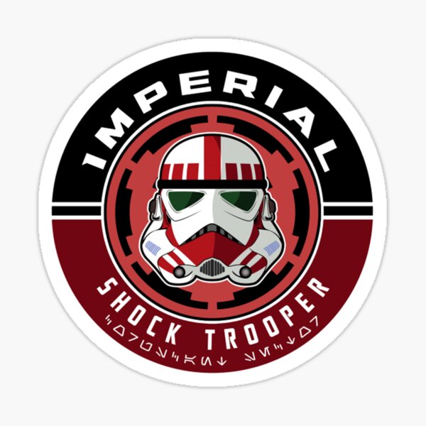 "ShockTrooper" Sticker for Sale by Rileylawso | Redbubble