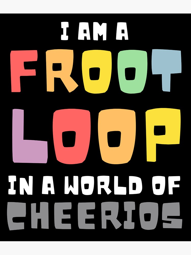 "Froot Loop" Sticker for Sale by Jessiclare | Redbubble