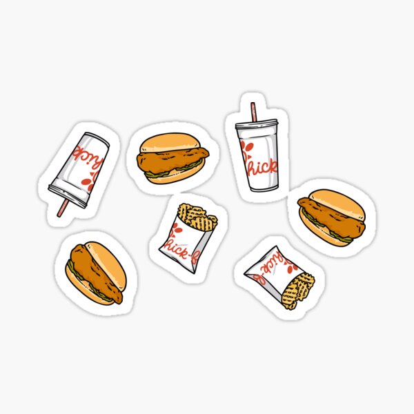 Chick Fil A Stickers | Redbubble
