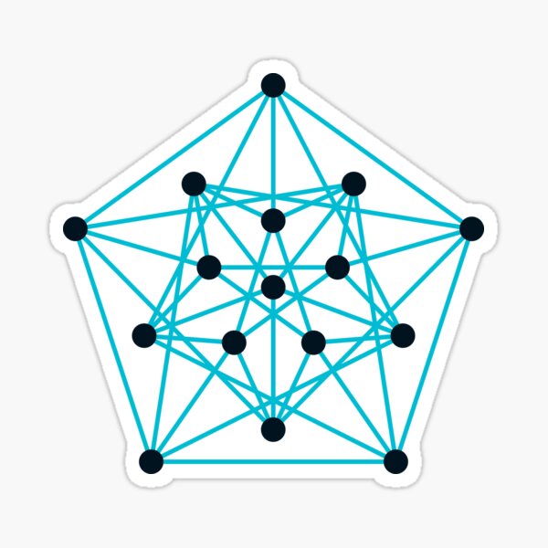 "Graph Theory - Graph" Sticker for Sale by Mechashadow | Redbubble