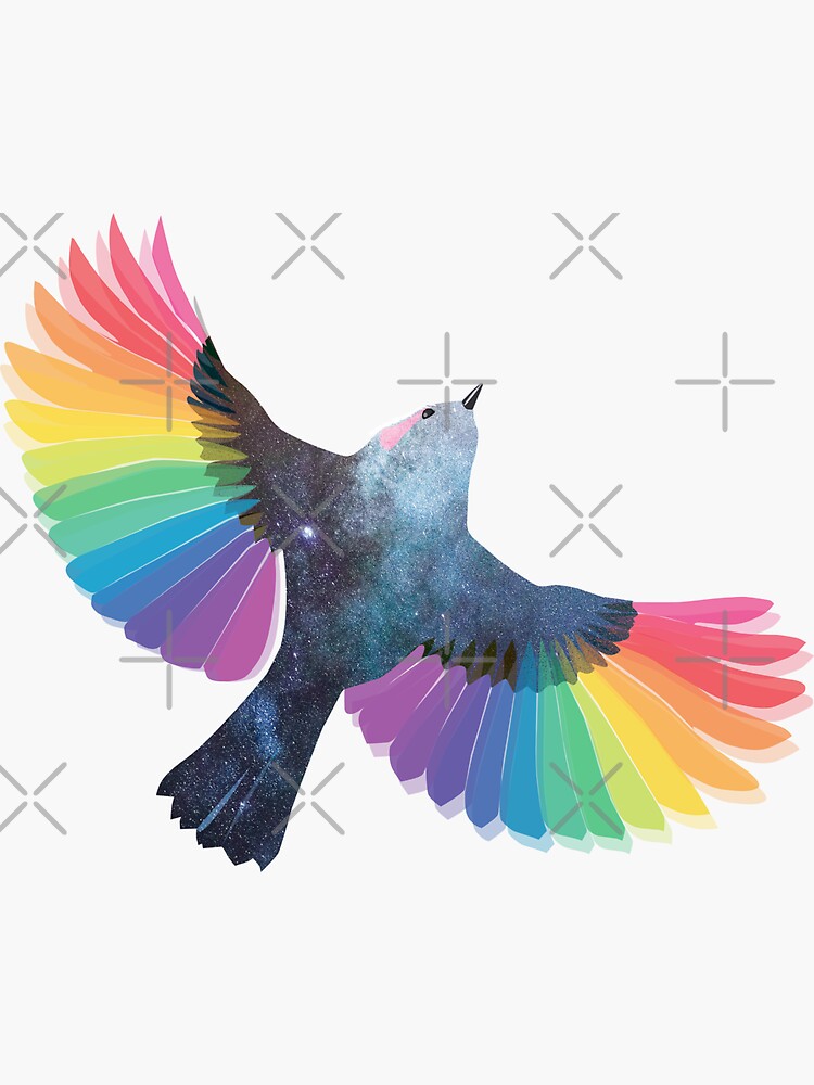 "Soar High - Discreet Pride " Sticker for Sale by mLoyal | Redbubble