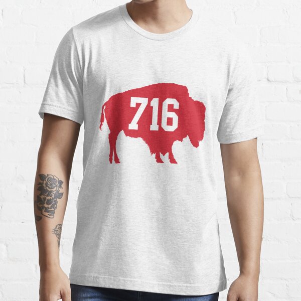 "716 : Red" Essential T-Shirt for Sale by haylith | Redbubble