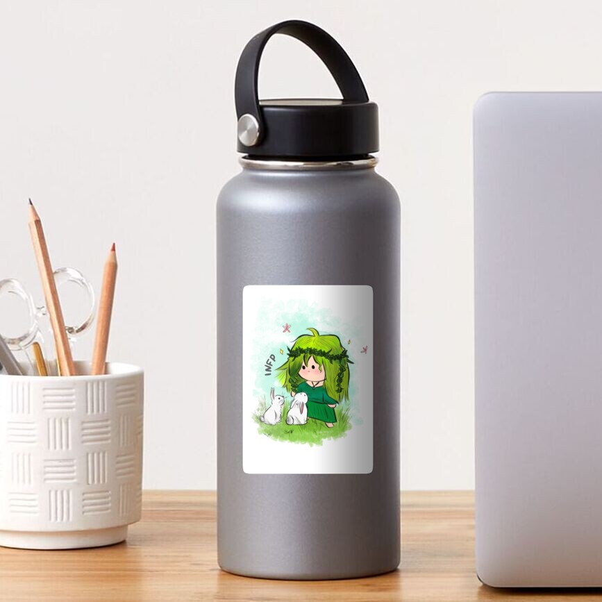 "Chibi MBTI: INFP" Sticker for Sale by NoelleRainn | Redbubble