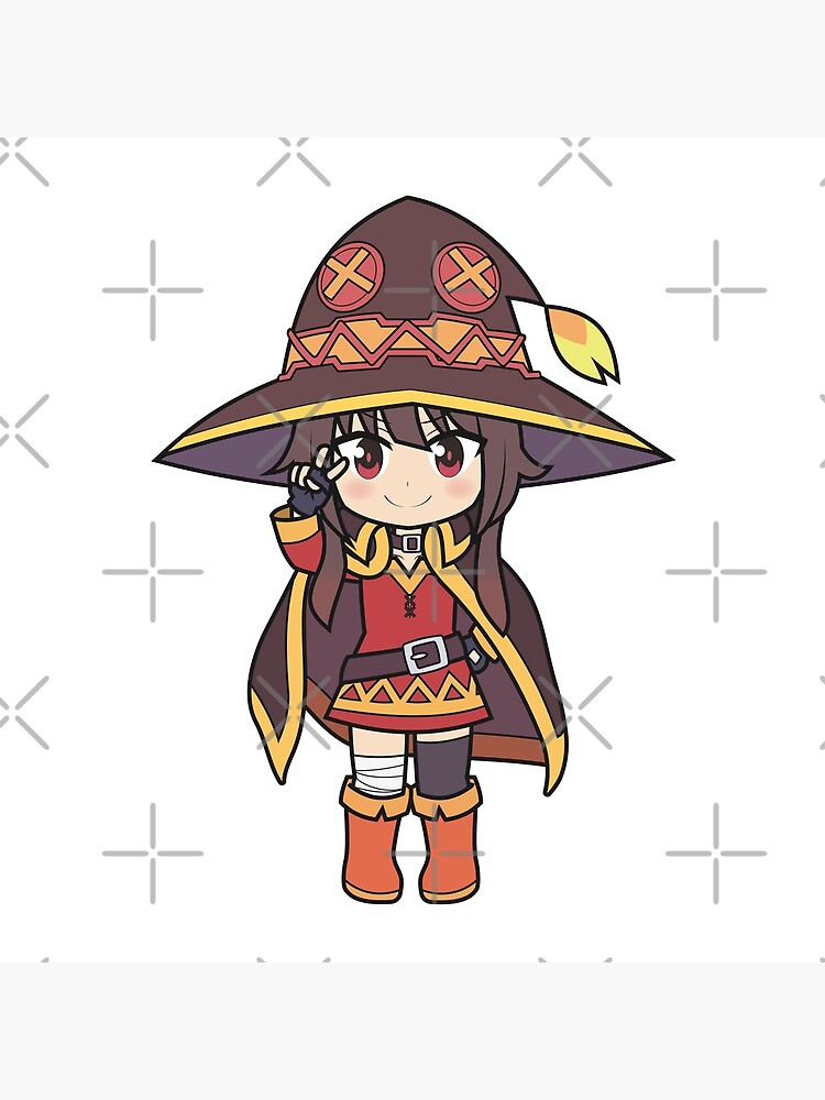 "Konosuba Megumin Chibi" Art Print by ChibiCheems | Redbubble