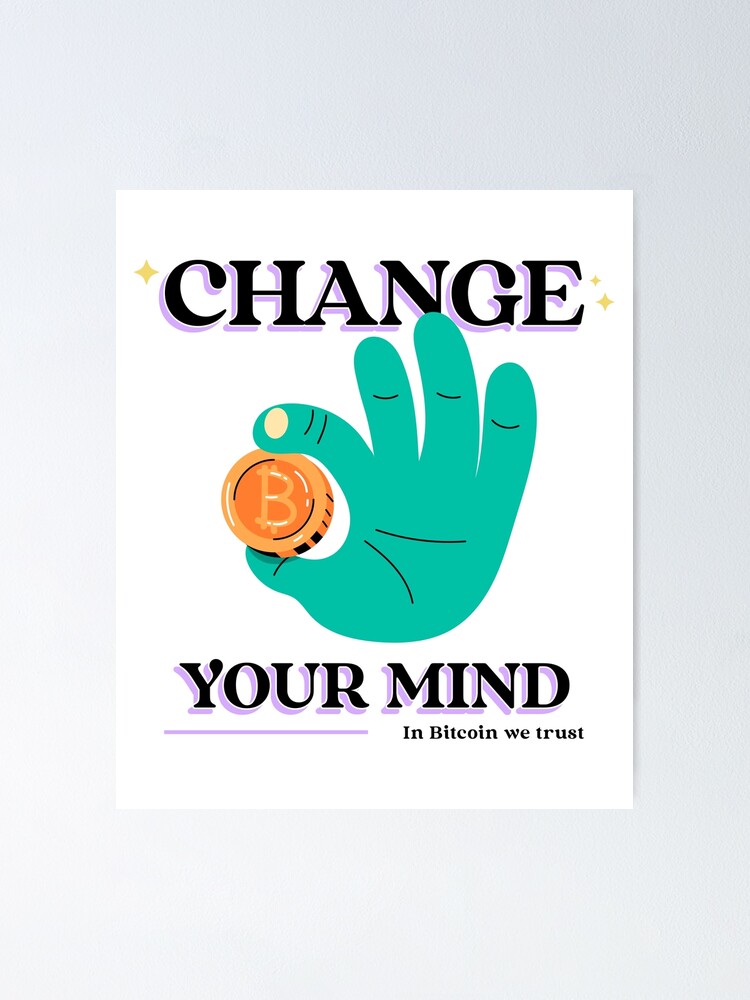 Póster «Diseño de dibujos animados de Bitcoin Mindgames» de Storopia ...