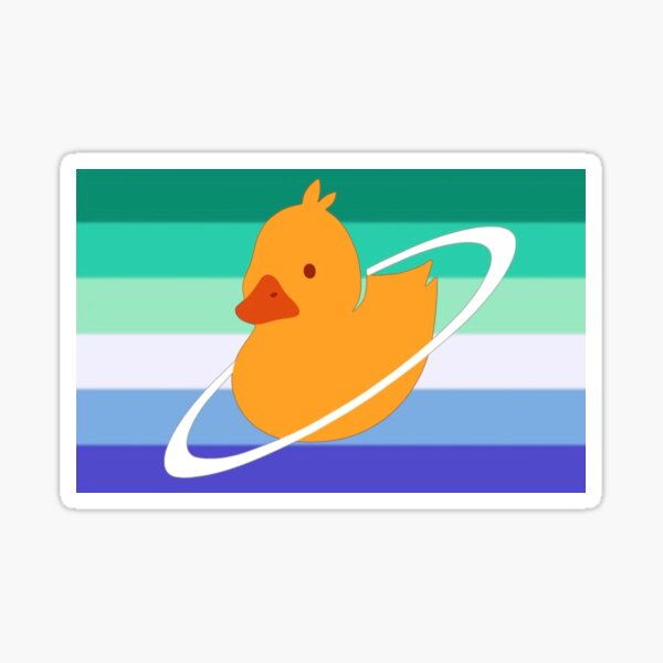 "gay flag quackity" Sticker by dummy-biscuit | Redbubble