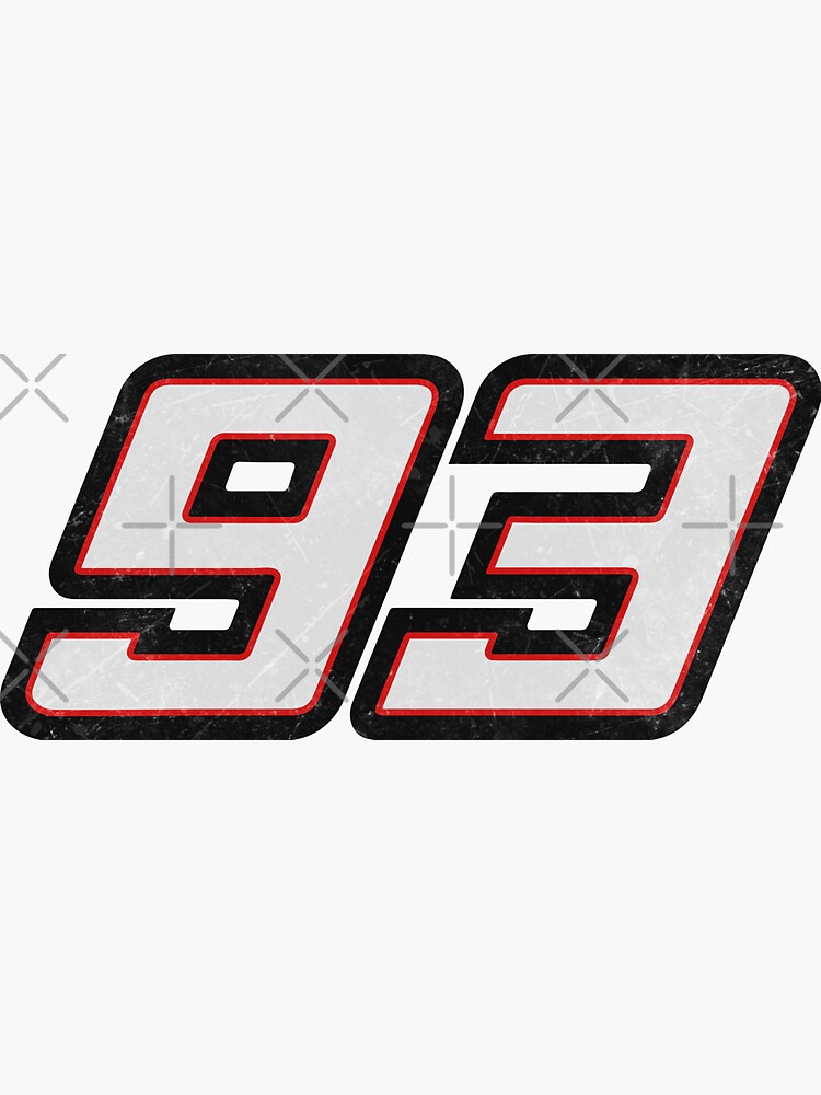 "93 Marques Motorsport MotoGP Decal" Sticker by turboscope | Redbubble