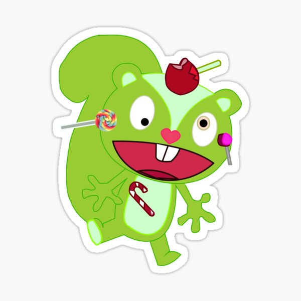 "Nutty - Happy tree friends" Sticker by UnCatchable | Redbubble