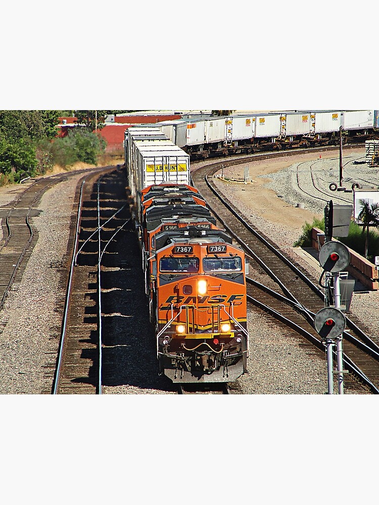 "BNSF # 7367 at Fullerton" Poster for Sale by RandyDyer | Redbubble