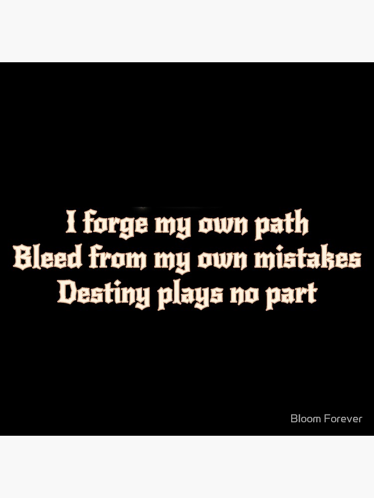 "Witcher netflix forge own path" Poster for Sale by Docfariz | Redbubble