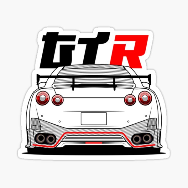 "Gtr R35 T-ShirtGTR SKYLINE GT-R35" Sticker for Sale by SycaPilico ...