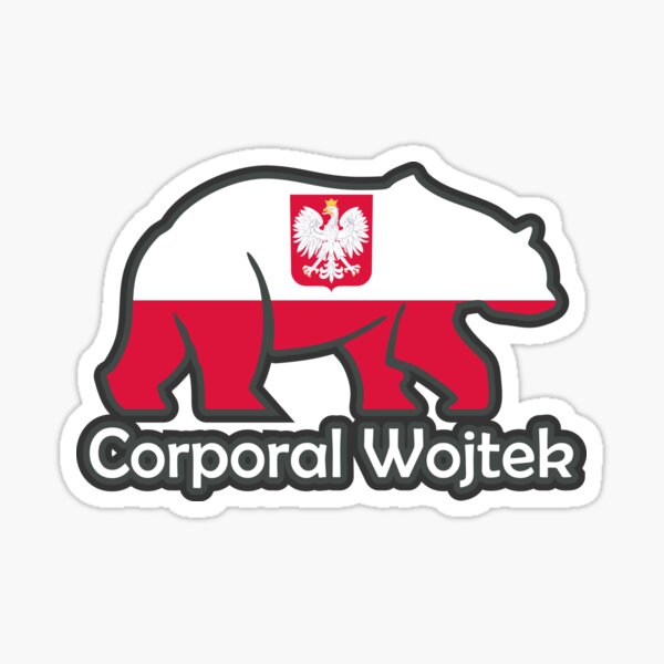 "Wojtek the bear (Polish Soldier Bear)" Sticker for Sale by PCB1981 ...