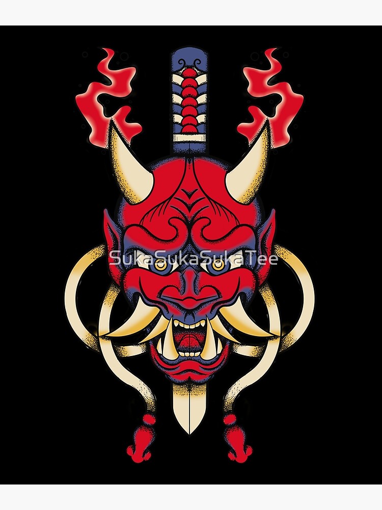 "Yokai Tattoo" Poster by SukaSukaSukaTee | Redbubble