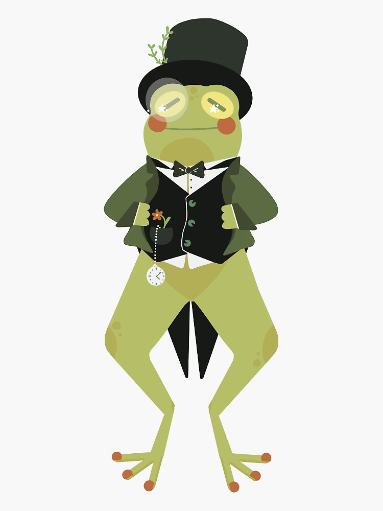 "Snazzy Frog" Sticker for Sale by maxxinewellimus | Redbubble