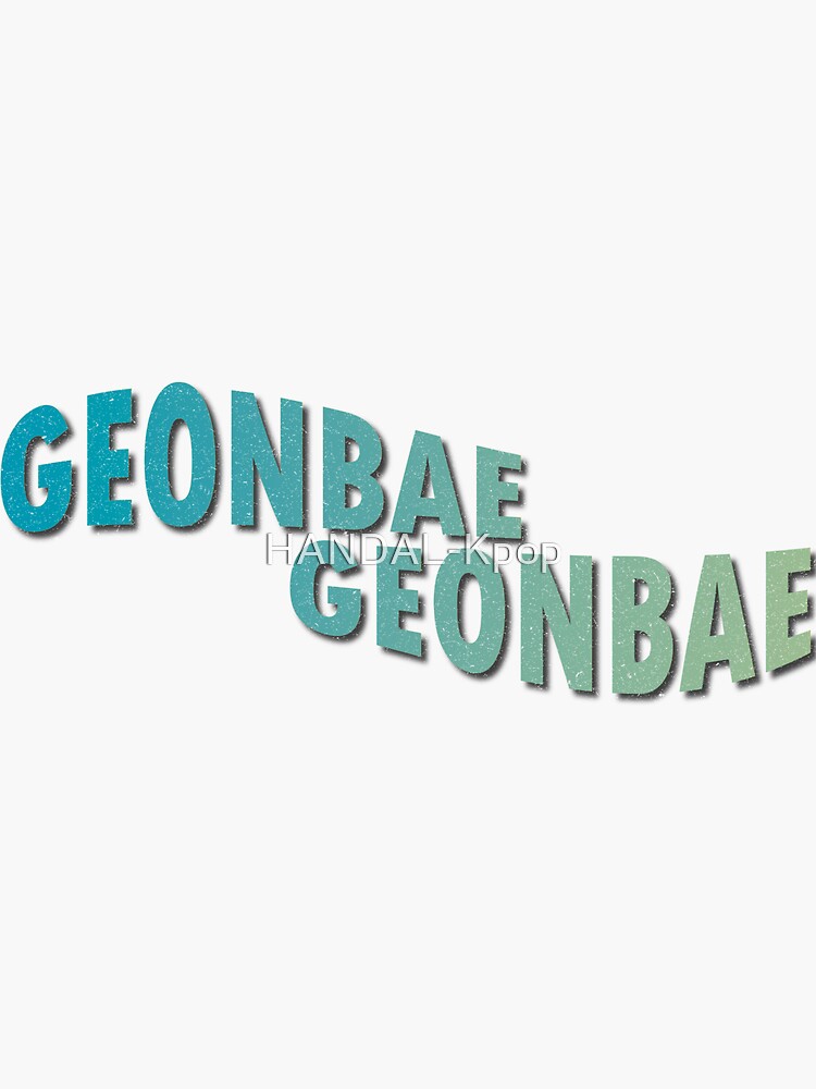 "Ateez - Geonbae ver.1" Sticker for Sale by HANDAL-Kpop | Redbubble