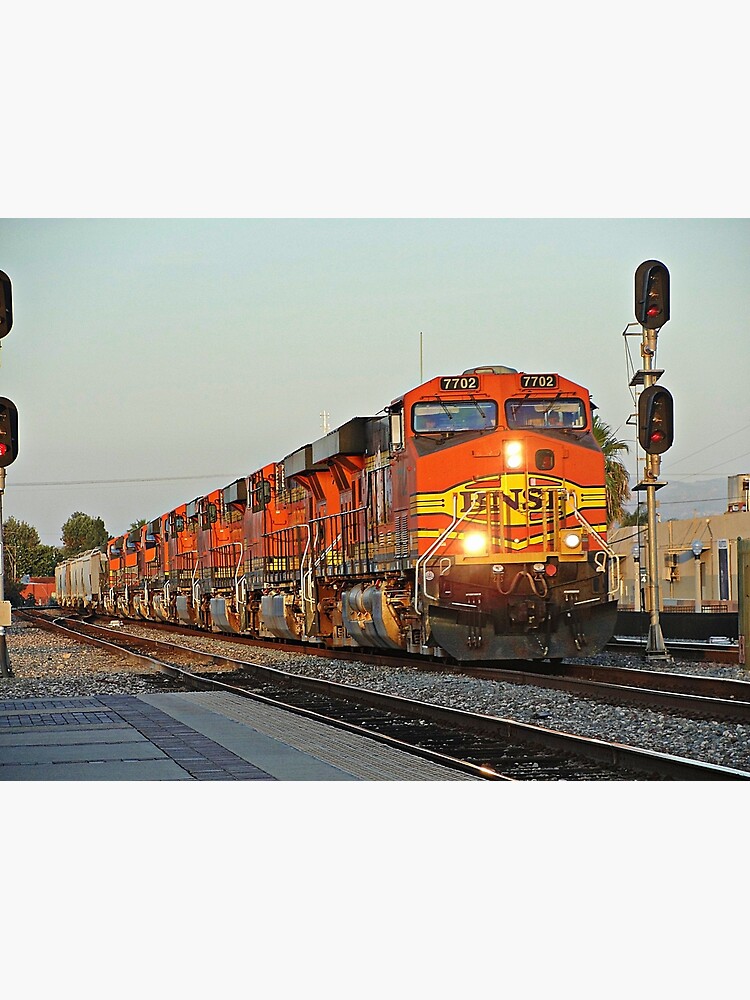 BNSF # 7702 at Fullerton Premium Matte Vertical Poster sold by M kowser ...