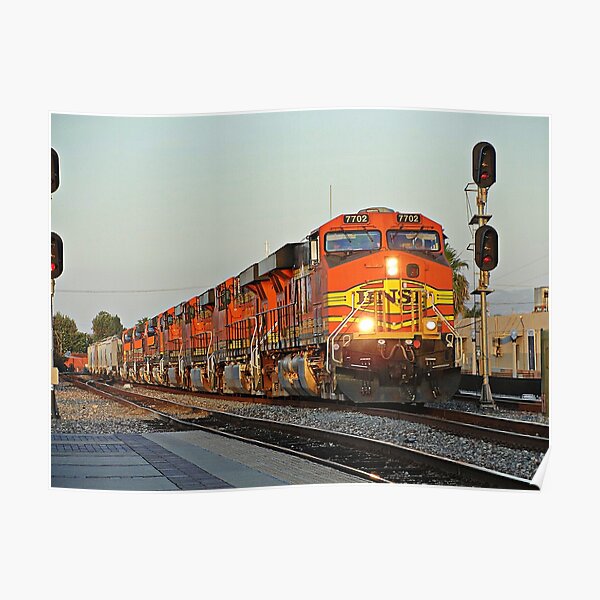 "BNSF # 7702 at Fullerton" Poster for Sale by RandyDyer | Redbubble