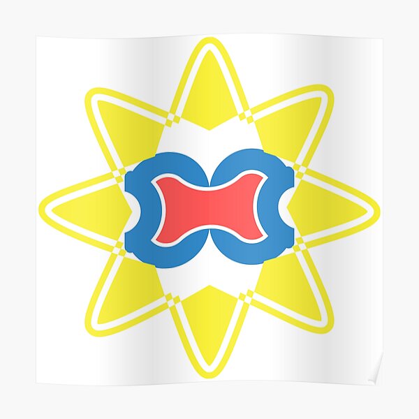 "Hour-Glass Centered Octa-Star " Poster for Sale by SAVV-Y | Redbubble