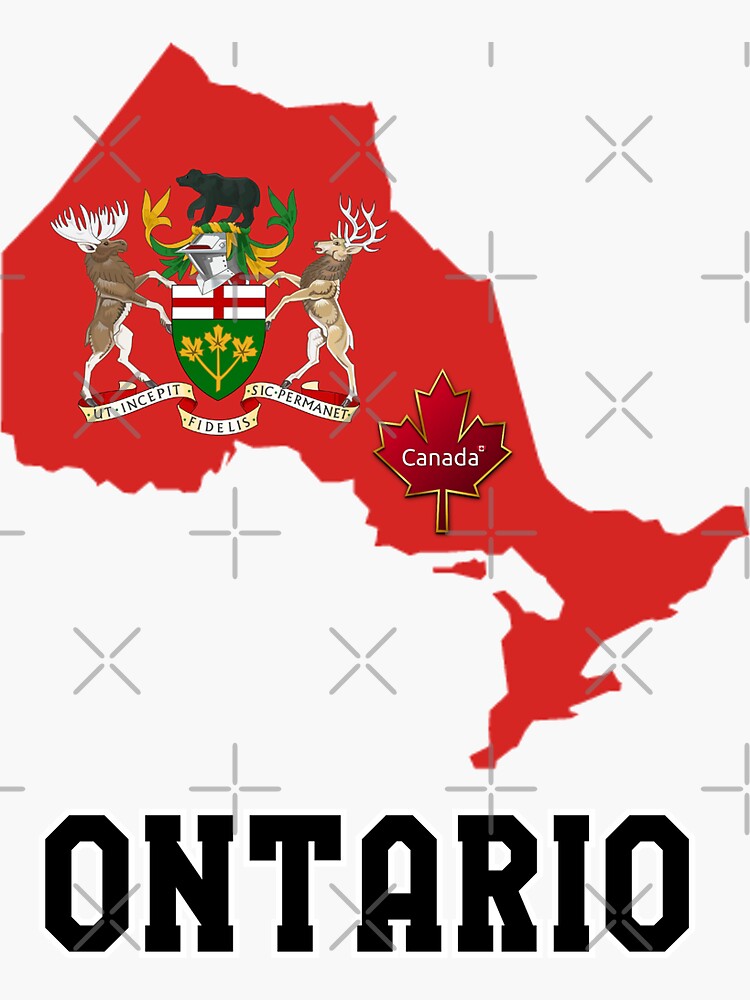 "Ontario Canada" Sticker for Sale by HAKVS | Redbubble