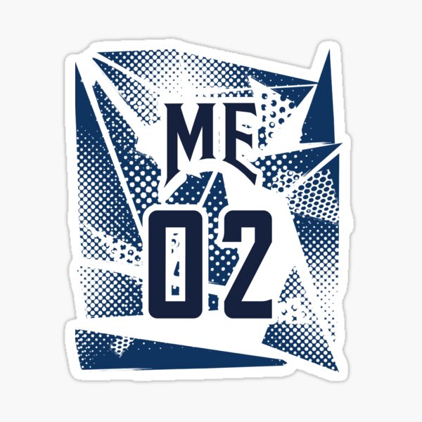 "ME 02" Sticker by DomGDesign | Redbubble