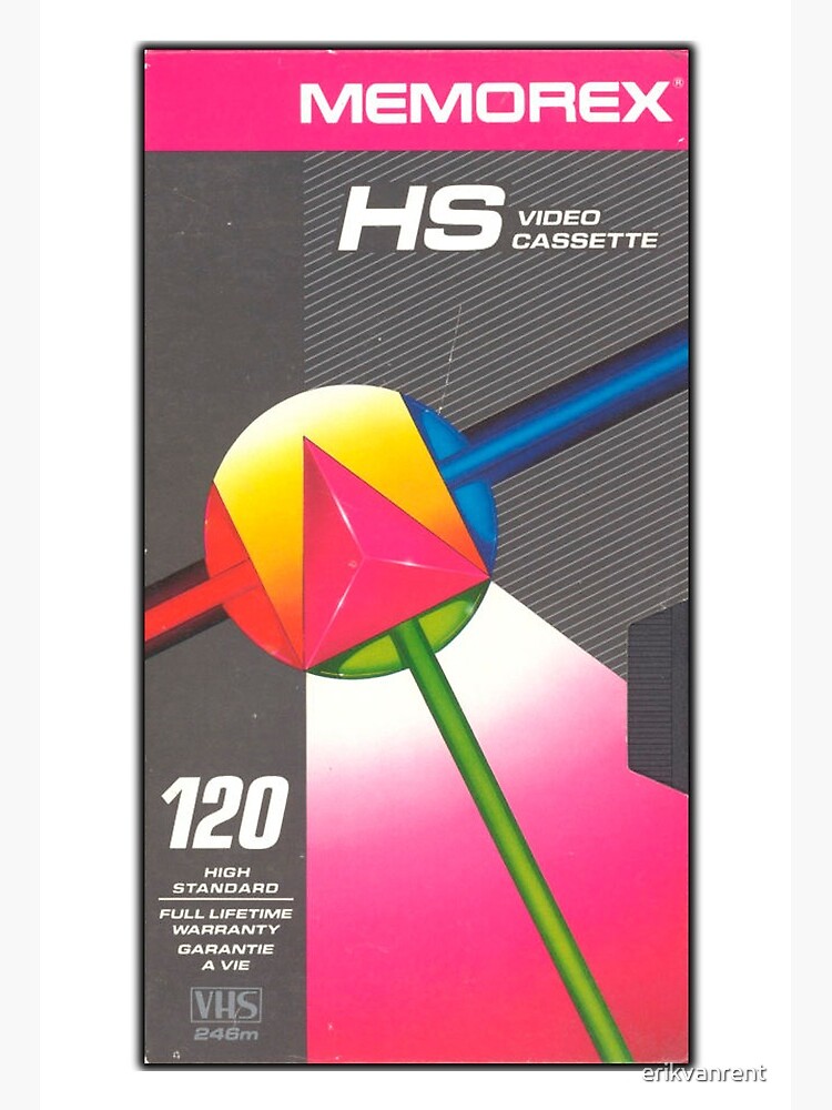 "MEMOREX (RETRO VHS COVER)" Art Board Print for Sale by erikvanrent ...