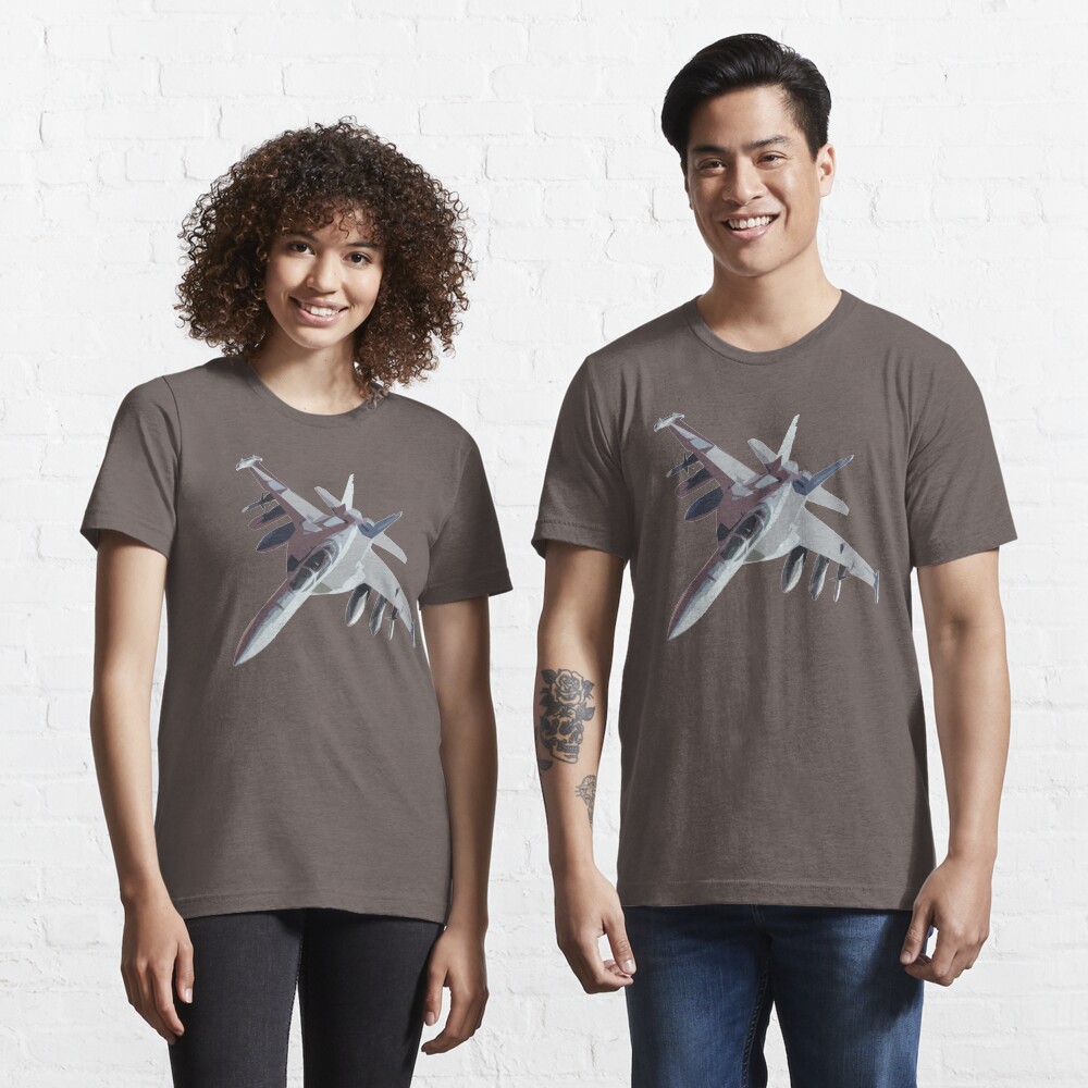 "F-18 Fighter Jet" T-shirt for Sale by JJMM | Redbubble | fighter jet t ...
