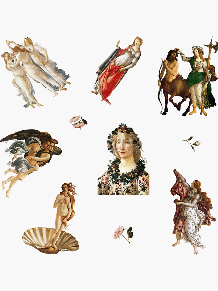 "Sandro Botticelli - Birth of Venus, Primavera, Pallas and the Centaur ...