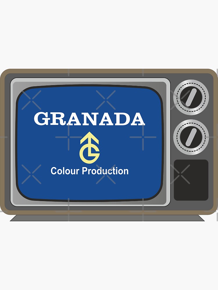 "Granada TV" Sticker for Sale by CoolCoasters | Redbubble