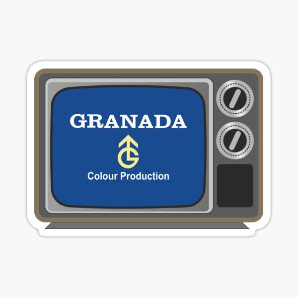 "Granada TV" Sticker for Sale by CoolCoasters | Redbubble