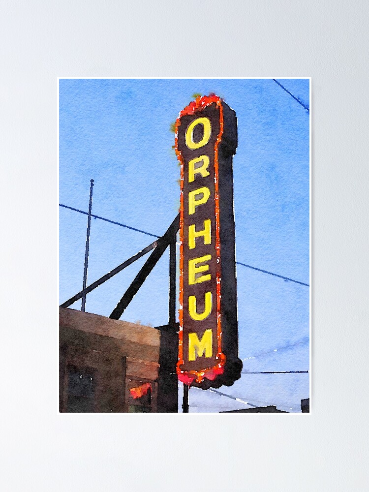"Orpheum Theater, Memphis" Poster for Sale by historyhound | Redbubble