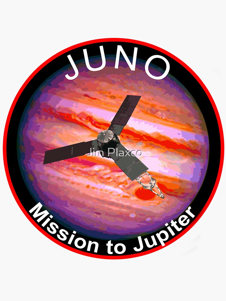 "JUNO NASA Mission to Jupiter Concept Patch" Sticker for Sale by ...