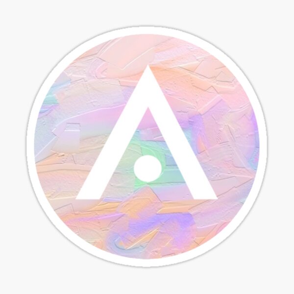 "Pastel Rainbow Aveda Logo" Sticker by Dalaura | Redbubble