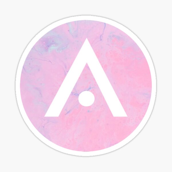 "Light Pink Marble Aveda Logo" Sticker for Sale by Dalaura | Redbubble