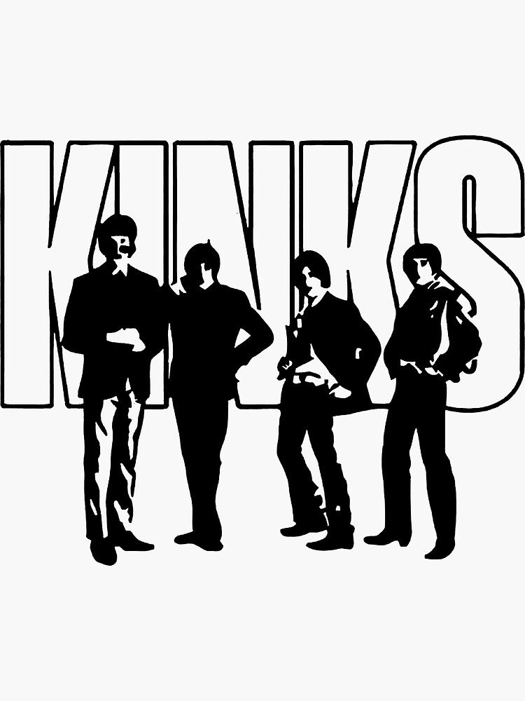 "kinks art" Sticker for Sale by cashdana | Redbubble