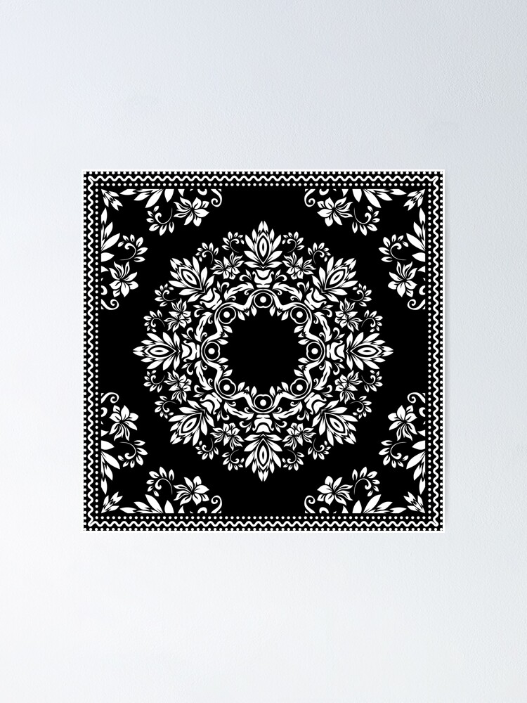 "Classic bandana style" Poster for Sale by CometDesign | Redbubble