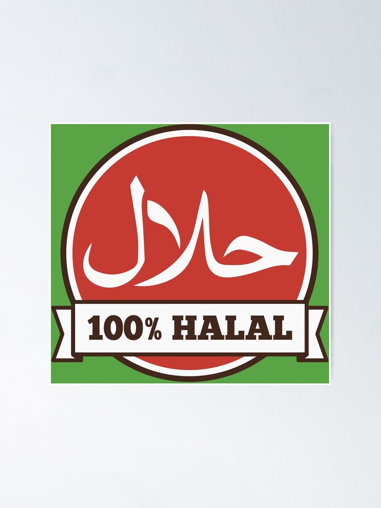 "Halal" Poster by BAnTT | Redbubble