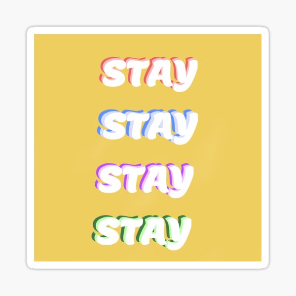 "Stray Kids STAY Cute Aesthetic Sticker Design" Sticker by artisanmilly ...