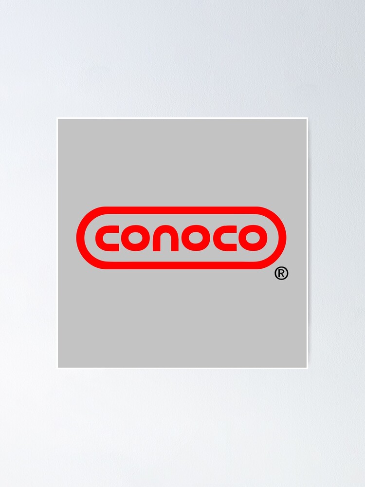 "Conoco Inc" Poster by minajoneil | Redbubble