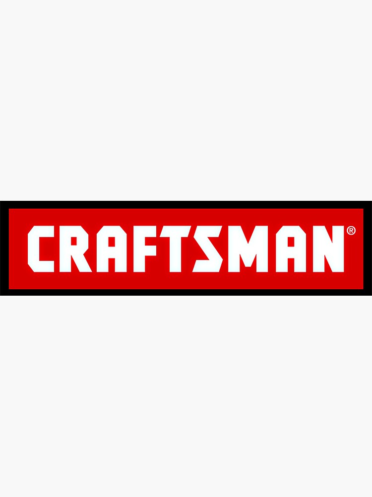 "CRAFTSMAN" Sticker for Sale by nnathanjgebh | Redbubble