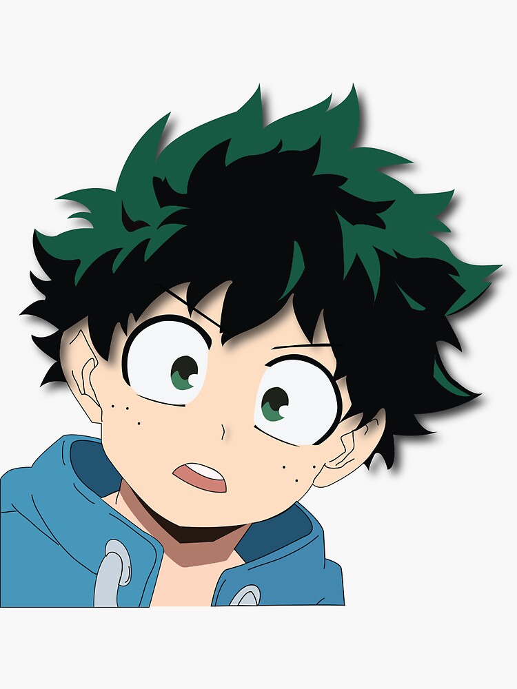 "Deku " Sticker for Sale by Vlight-Design | Redbubble
