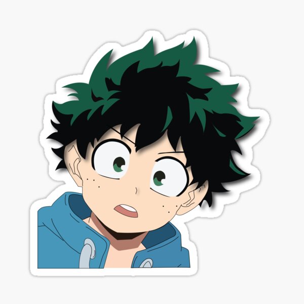 "Deku " Sticker for Sale by Vlight-Design | Redbubble