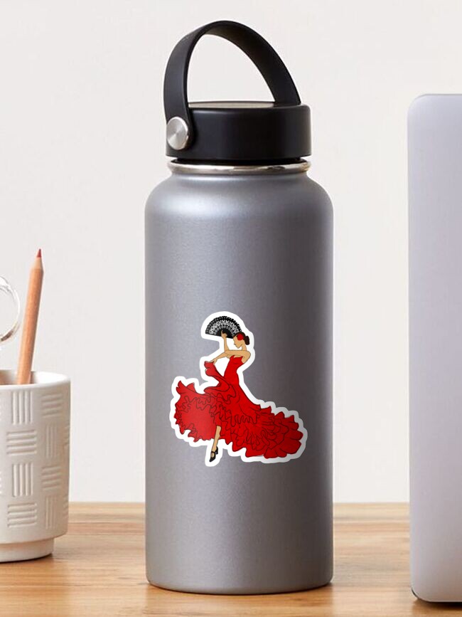 "Flamenco Dancer" Sticker for Sale by Miles Reinstein | Redbubble